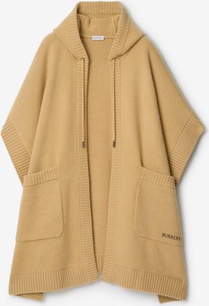 Burberry Woll-Kaschmir-Kapuzencape, Size: OS