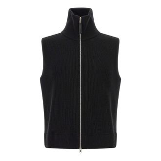 Maison Margiela Zip Knit Gilet - - Knitwear - Herren - Schwarzk - L