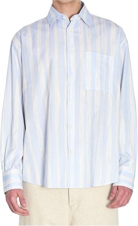 Jacquemus Homme, Chemises, Bleu, Taille: S Chemise Camargue