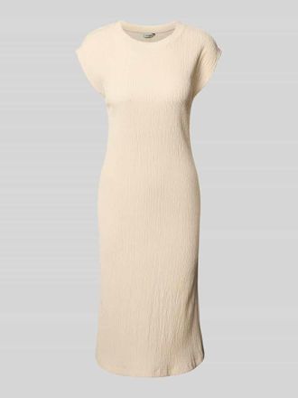 Tom Tailor Midikleid in Crinkle-Optik