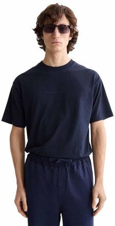 Scotch & Soda Seasonal Core T-Shirt mit lockerer Passform, Sky Captain 401, XXL