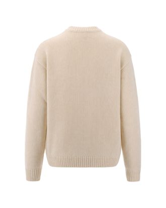 A.P.C. Ribbed Recycled Wool Sweater - Beige