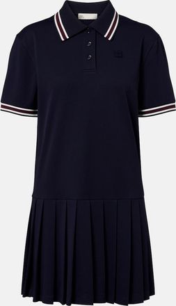 Tory Burch Robe polo pliss&eacute;e &agrave; rayures