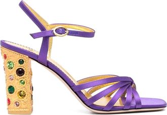 Valentino Garavani Femme, Chaussures, Violet, Taille: 38 EU Sandalo