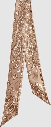 Golden Goose Bandeau Unisexe Journey Soie Taupe