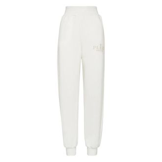 Philipp Plein Femme, Pantalons, Blanc, Taille: 40 FR Jogging Pantalons Iconic