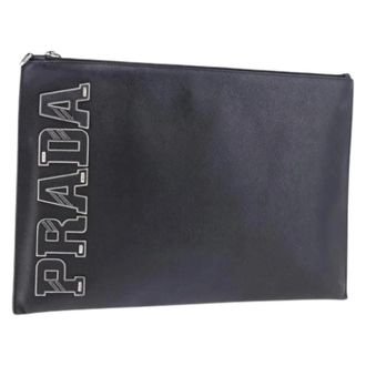 Prada Pre-owned Vintage Clutch - - Pre-owned - Damen - Schwarzk - ONE SIZE