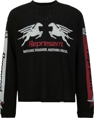 Represent Represent, Homme, Tops, Noir, Taille: L Pegasus Long Sleeve T-Shirt