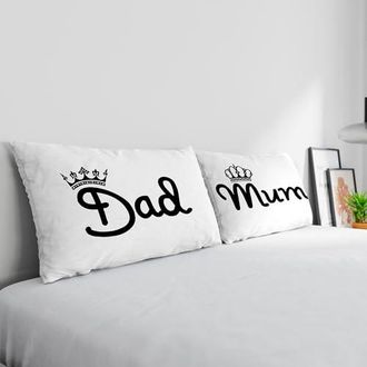 Italian Bed Linen 1 Paar Kissenbezüge aus 100% Baumwolle, Digitaldruck, PR-11