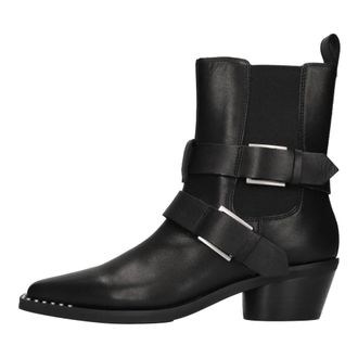 Ash Bottines en cuir - Femme - Chaussures - Noir - Taille: 37 EU