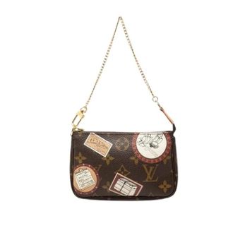Louis Vuitton Pre-owned Mini Pochette Accessoires - Femme - Pre-owned - Brun - Taille: ONE Size