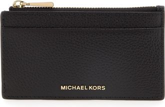 Michael Kors SM Zip Key Card CASE Chocolate