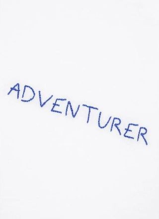 Maison Labiche T-shirt brod&eacute; Adventurer en coton biologique