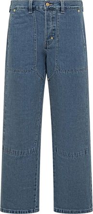 Dickies Homme, Jeans, Bleu, Taille: W31 Trucker Double Knee Relaxed Jeans