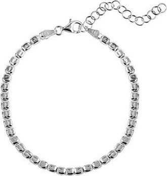 Vidal & Vidal Bracelet à maillons carrés en Argent