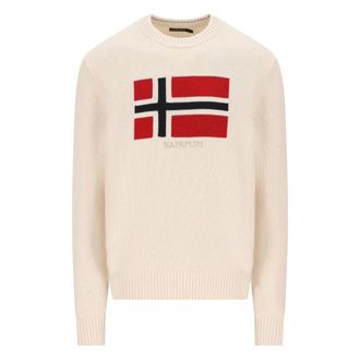 Napapijri Beige Dimity D-Mura Tapete - - Knitwear - Herren - Beige - M