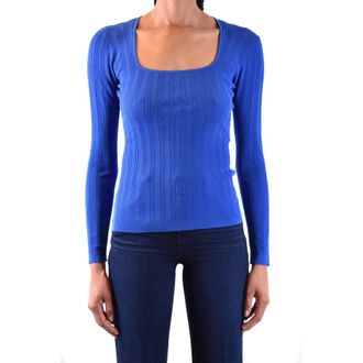 Diane Von F&uuml;rstenberg Stilvolles Langarmshirt - - Tops - Damen - Blau - XS