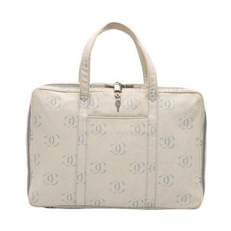 Chanel Pre-owned Bedruckte Henkeltasche - - Pre-owned - Damen - Beige - ONE SIZE