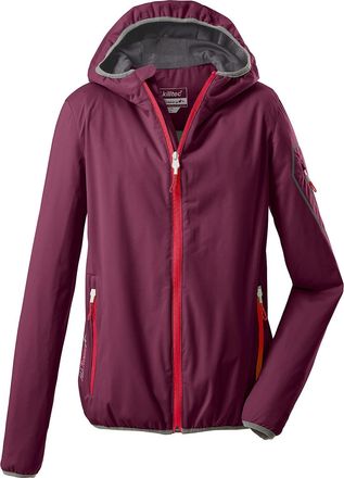 Killtec Damen Softshell Jacke mit Kapuze, packbar Trin WMN SOFTSHELL JCKT, dunkelrose, 42, 36865-000