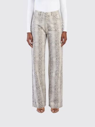 Federica Tosi Animal-Print Jeans
