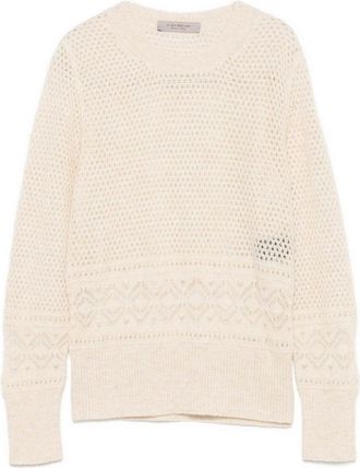 D.exterior Pull Col Rond - Beige