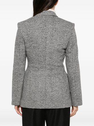 Emporio Armani Tweed Blazer - Grey