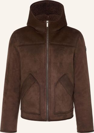 Colmar Jacke In Lederoptik braun