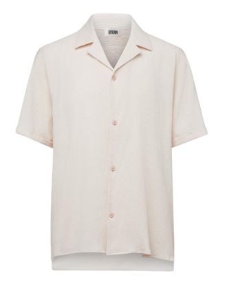 Drykorn Casual-Kurzarmhemd mit dezenter Jaquard-Struktur in