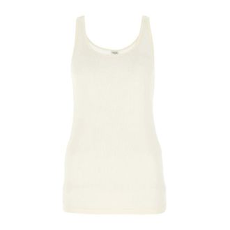 Saint Laurent Damen, Oberteile, Wei&szlig;, XSGr&ouml;&szlig;e