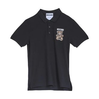 Moschino Adrian Bear Poloshirt - - Tops - Herren - Schwarzk - 2XL