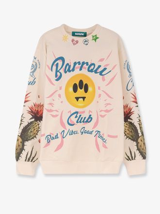Barrow Cotton sweatshirt with cactus print - BARROW - gender_Man