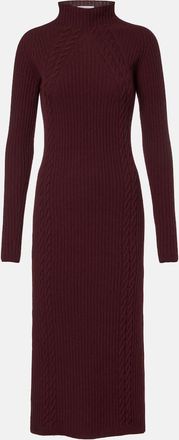 Max Mara Midikleid Zelanda aus Wolle und Kaschmir