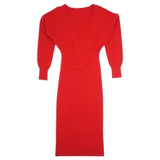 P.A.R.O.S.H. P.a.r.o.s.h., Femme, Robes, Rouge, Taille: 38 FR Midi Dress