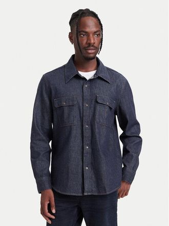 Calvin Klein Jeans Jeanshemd LV04RH779G Dunkelblau Regular Fit