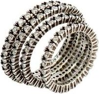 Isabel Marant Set de bagues fines Lauren en laiton et verre