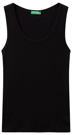 Benetton Tanktop, Schwarz, X-Small