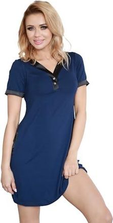 Kalimo Chemise de Nuit Mindoro pour Femme, Bleu, M