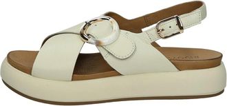 Inuovo Inuovo, Femme, Chaussures, Beige, Taille: 37 EU Sandali Zeppa