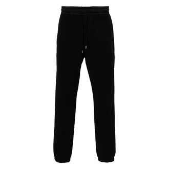 Saint Laurent Schwarze Baumwoll-Jogginghose im Trainingsanzug-Stil - - Trousers - Herren - Schwarzk - M