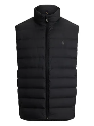 Polo Ralph Lauren gilet matelassé à logo brodé - Noir
