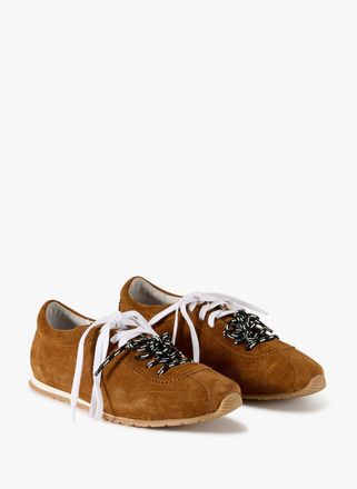 Saison 1865 Baskets Foudre en cuir su&eacute;d&eacute;