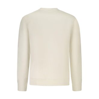 Calvin Klein Logo-Embroidered Cotton Sweatshirt - White