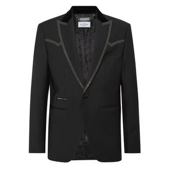 Philipp Plein Herren, Jacken, Schwarzk, MGr&ouml;&szlig;e