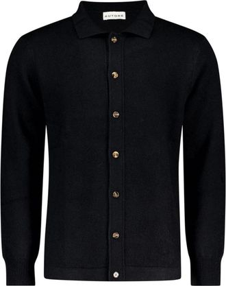 Autore Cardigan Mcllroy - Homme - Pulls - Noir - Taille: XL