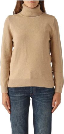 Barbour Femme, Pulls, Brun, Taille: 42 FR Pull &agrave; Col Roul&eacute; Pendle