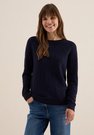 Cecil Strickpullover aus reiner Baumwolle