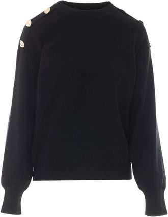 Liu Jo Rundhals-Strickware - - Knitwear - Damen - Schwarzk - S