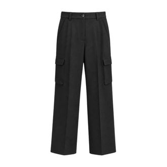 Pinko Pinko - Pantalon large - Femme - Pantalons - Noir - Taille: 36 FR