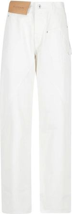 J.W.Anderson Femme, Jeans, Blanc, Taille: W26 Jean de travail torsad&eacute;