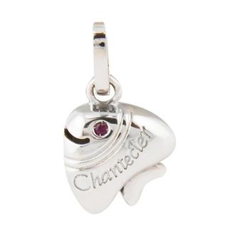 CHANTECLER Silberner Fischanh&auml;nger mit Rubin - - Accessories - Damen - Grau - ONE SIZE